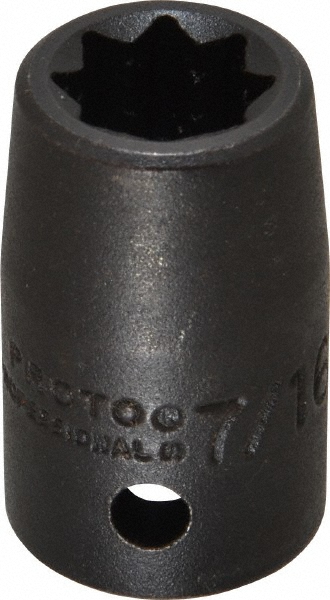 Proto - 1/2" Drive 7/16" Standard Impact Socket - 85035004 - MSC ...