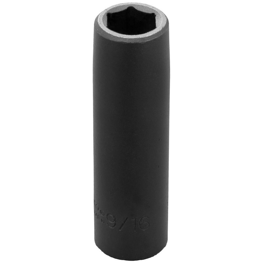 Proto - Impact Socket: 1/2" Drive, 9/16" Socket, Hex Drive | MSC Direct