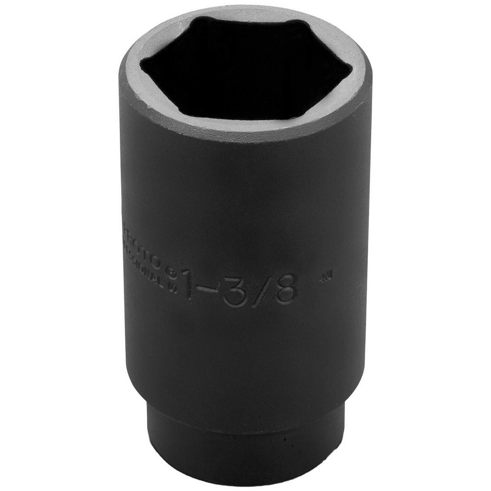 Proto - Impact Socket: 1/2" Drive, 1-3/8" Socket, Hex Drive | MSC Direct