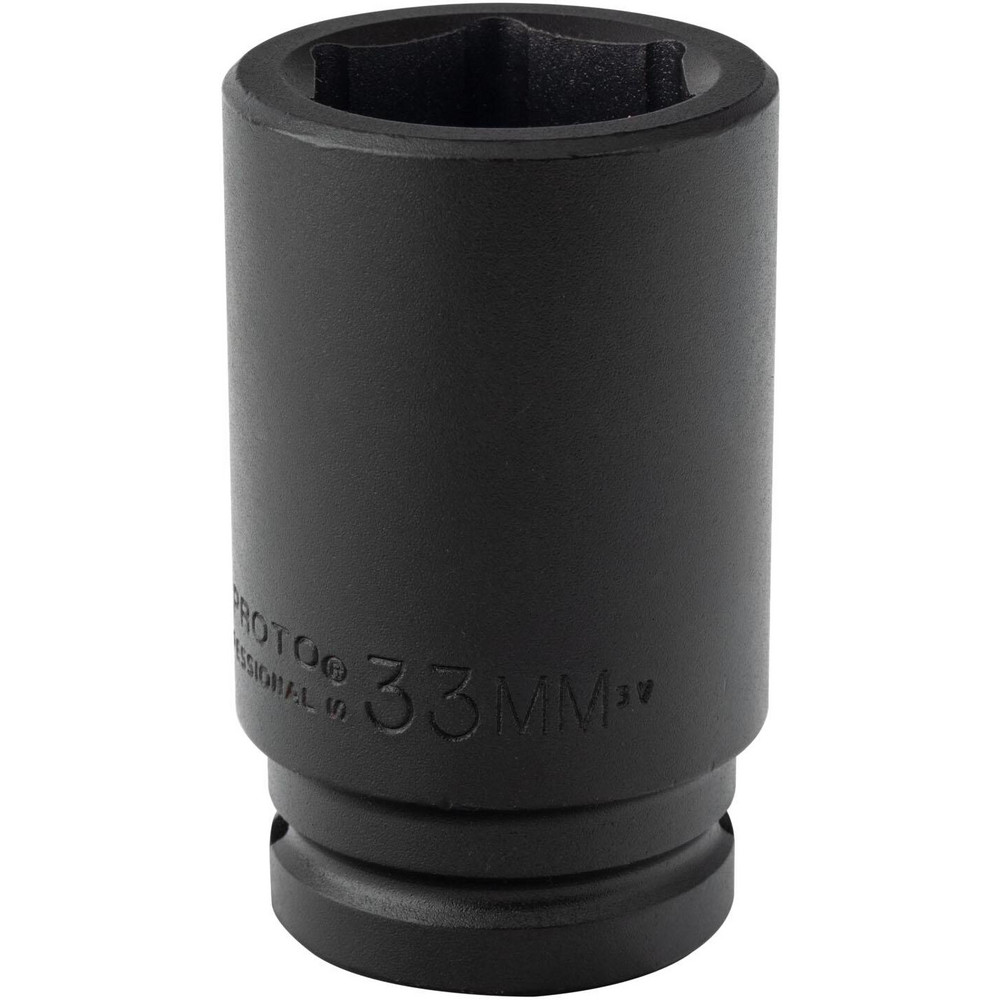 Proto - Impact Socket: 3/4" Drive, 33 mm Socket, Hex Drive | MSC Direct