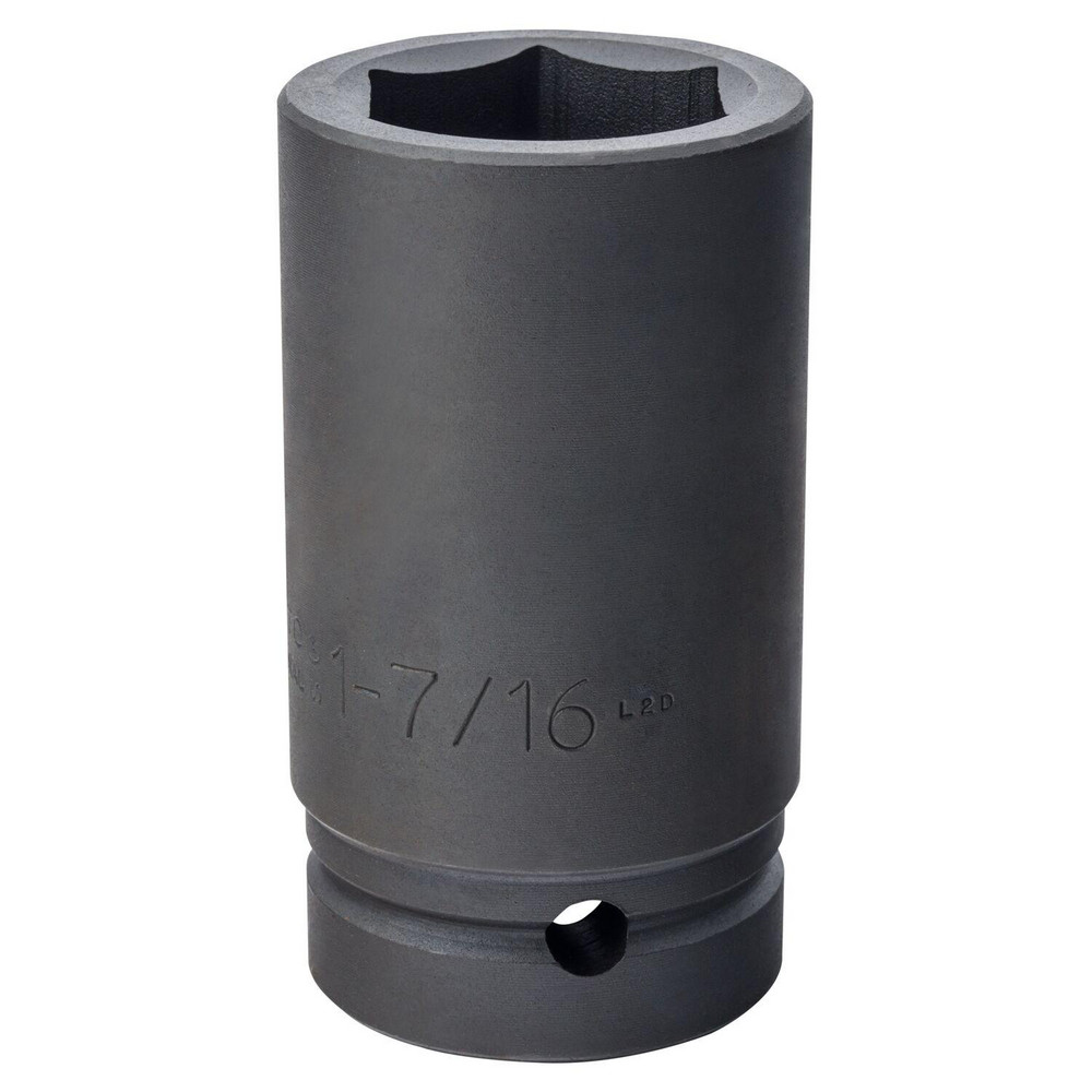 Proto - Impact Socket: 1" Drive, 1-7/16" Socket, Hex Drive | MSC Direct
