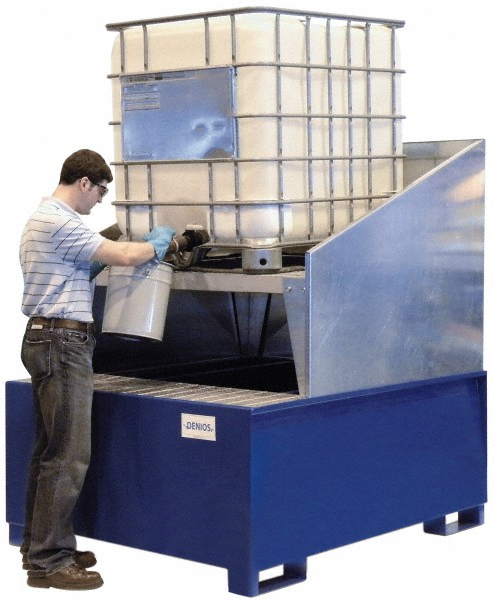 Denios - 59" Long x 46" High x 56" Deep, Locker Splash Guard | MSC Direct