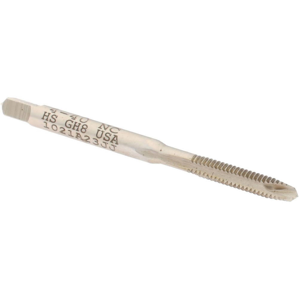 Hertel - Spiral Point Tap: #4-40 UNC, 2 Flutes, Plug Chamfer, HSS ...