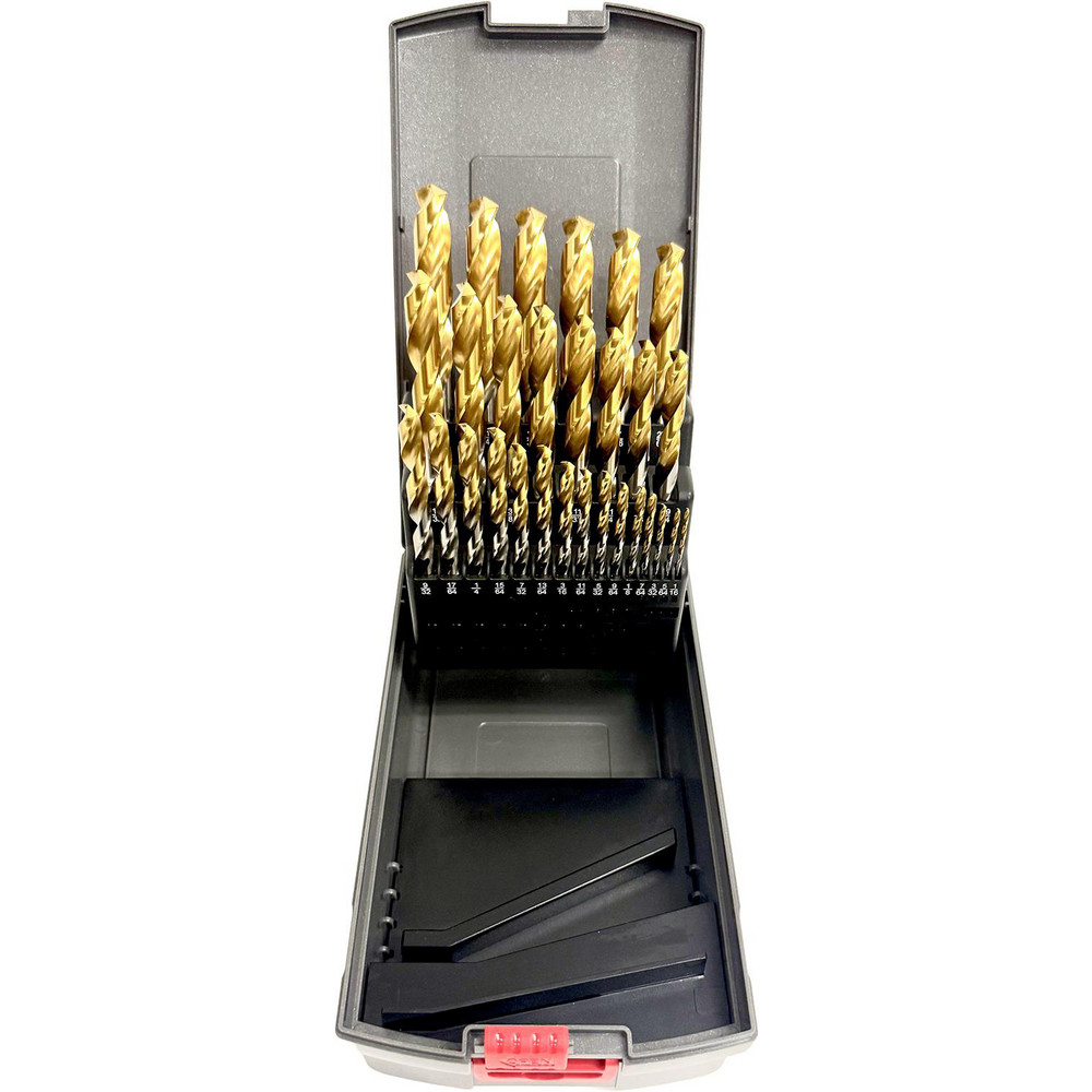 YG-1 - Drill Bit Set: Jobber Length Drill Bits, 29 Pc, 135 deg, High ...