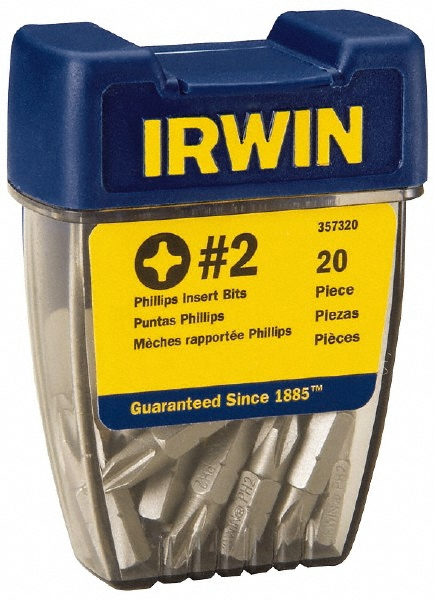 Irwin - #2, Insert Phillips Screwdriver Bit | MSC Direct