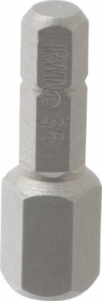Irwin - 3/8" Hex Screwdriver Bit - 85104222 - MSC Industrial Supply