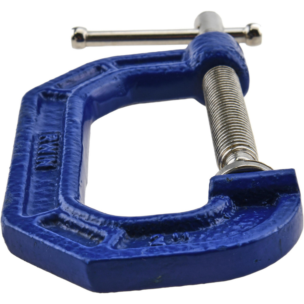 Irwin - C-Clamp: 2" Max Opening, 1-5/16" Throat Depth, Regular-Duty ...