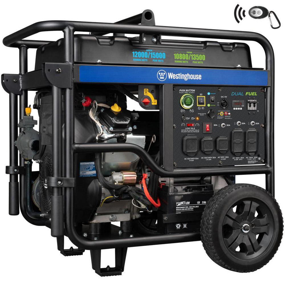 Westinghouse - Portable Power Generators: Gas, Propane, Electric Start ...