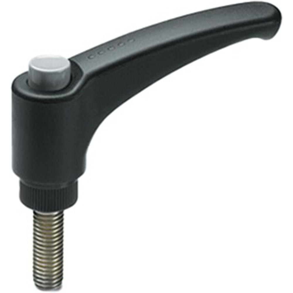 Jergens - Clamp Handle Grip: 2.8900" Long, Glass Fiber-Reinforced ...