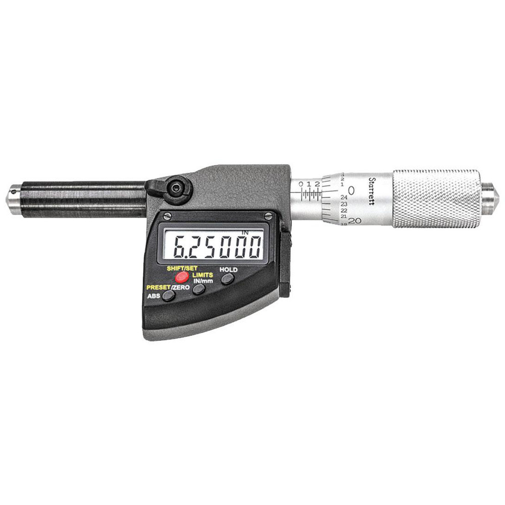 Starrett - Electronic Inside Micrometers: Minimum Measurement (Decimal ...