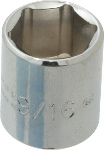 Proto - 9/16", 1/4" Drive, Standard Hand Socket - 39936216 - MSC ...