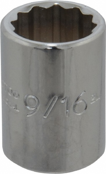 Proto - Hand Socket: 9/16" Socket, 12-Point - 39932900 - MSC Industrial ...
