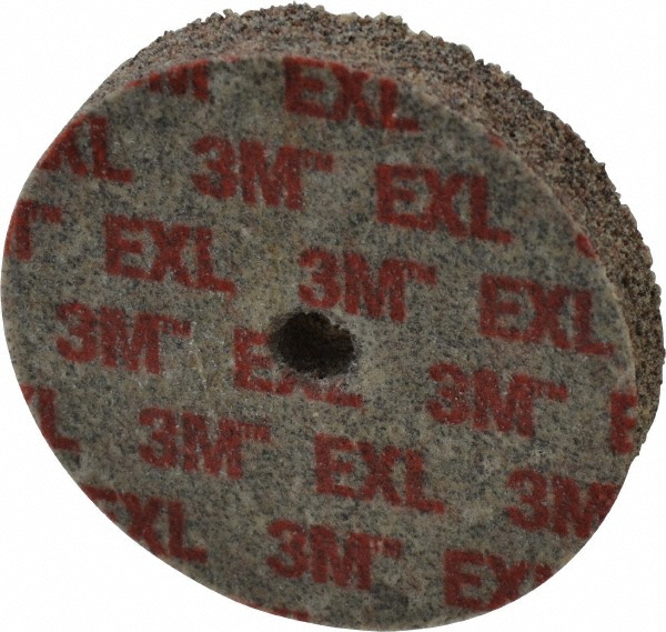 3M - Deburring Wheel: 3" Dia, 1/2" Face Width, 3/8" Hole, Density 8 ...