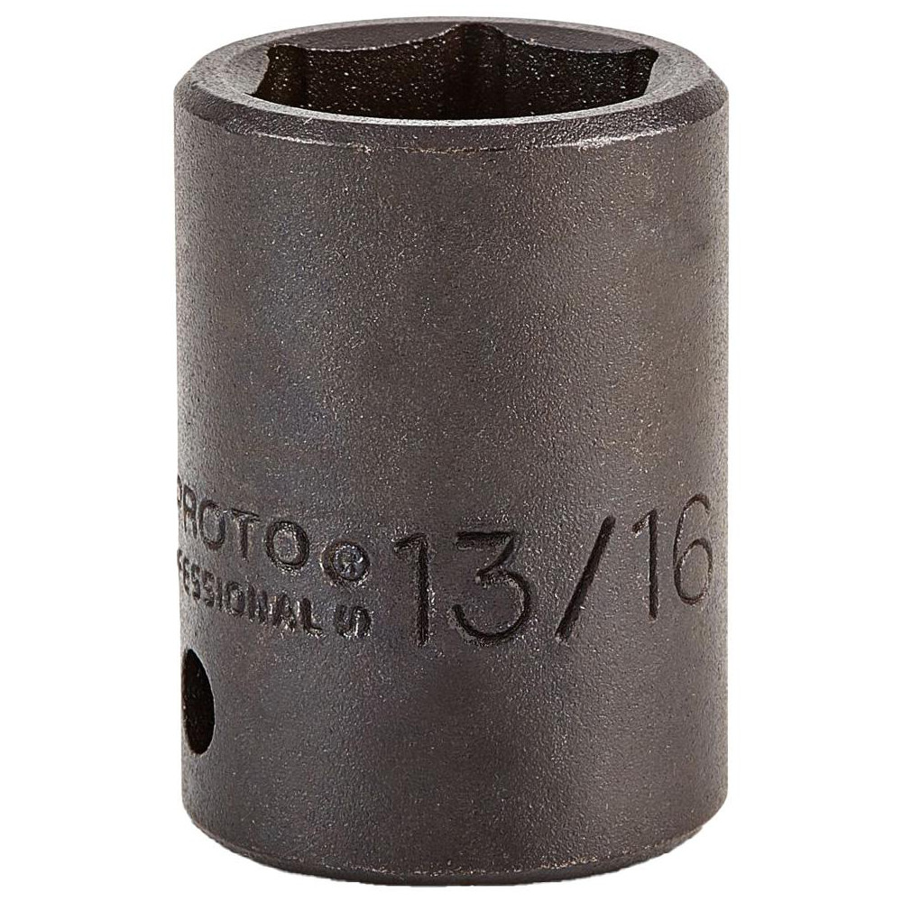 Proto - Impact Socket: 1/2" Drive, 13/16" Socket, Hex Drive | MSC Direct