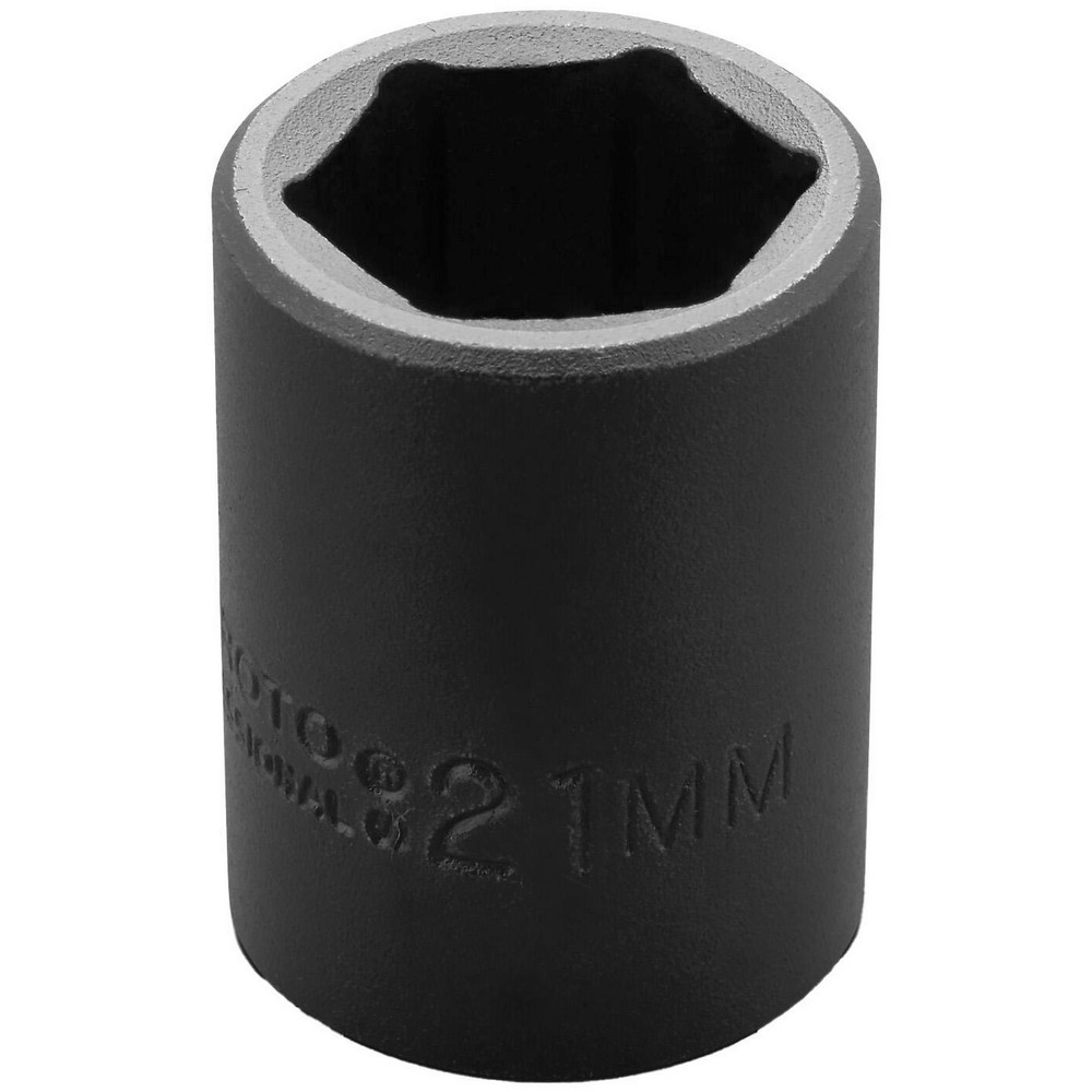 Proto - Impact Socket: 1/2" Drive, 21 mm Socket, Hex Drive | MSC Direct