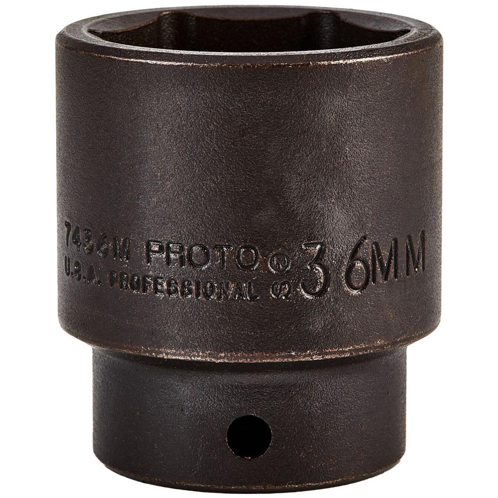 Proto - Impact Socket: 1/2" Drive, 36 mm Socket, Hex Drive | MSC Direct