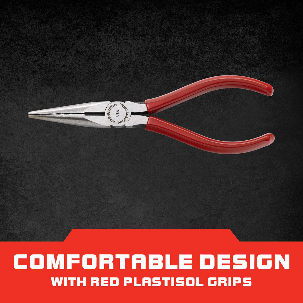 Proto - Chain Nose Plier: 1-7/8" Jaw Length, 5-5/8" Overall Length ...