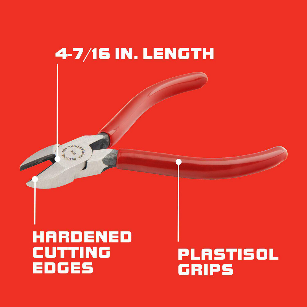 Proto - Proto Diagonal Cutting Plier: 4-7/16" | MSC Direct