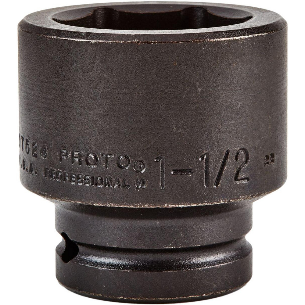 Proto - Impact Socket: 3/4" Drive, 1-1/2" Socket, Hex Drive | MSC Direct