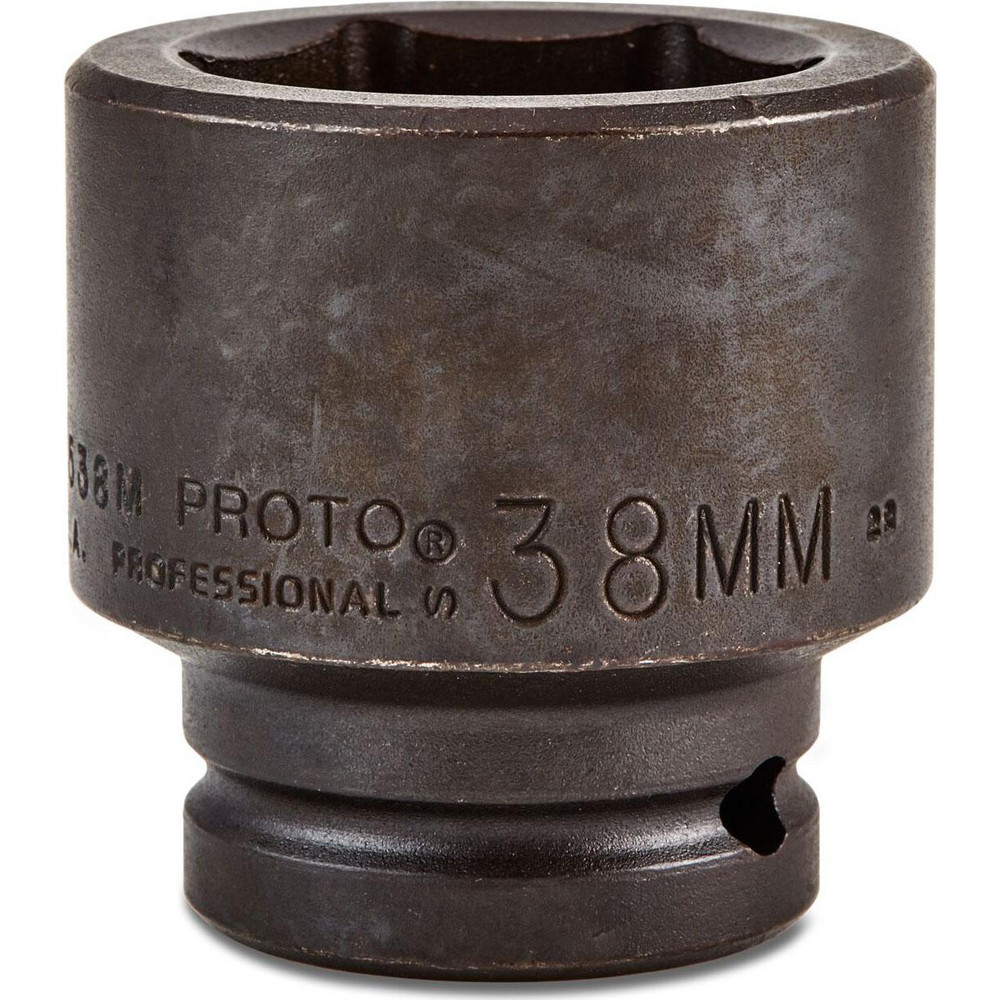 Proto - Impact Socket: 3/4" Drive, 38 mm Socket, Hex Drive | MSC Direct