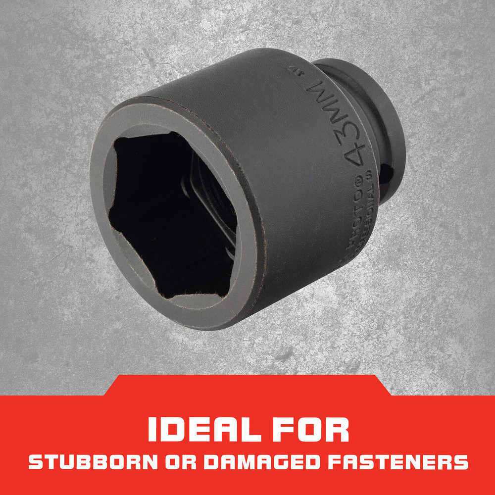 Proto - Impact Socket: 3/4" Drive, 43 mm Socket, Hex Drive | MSC Direct