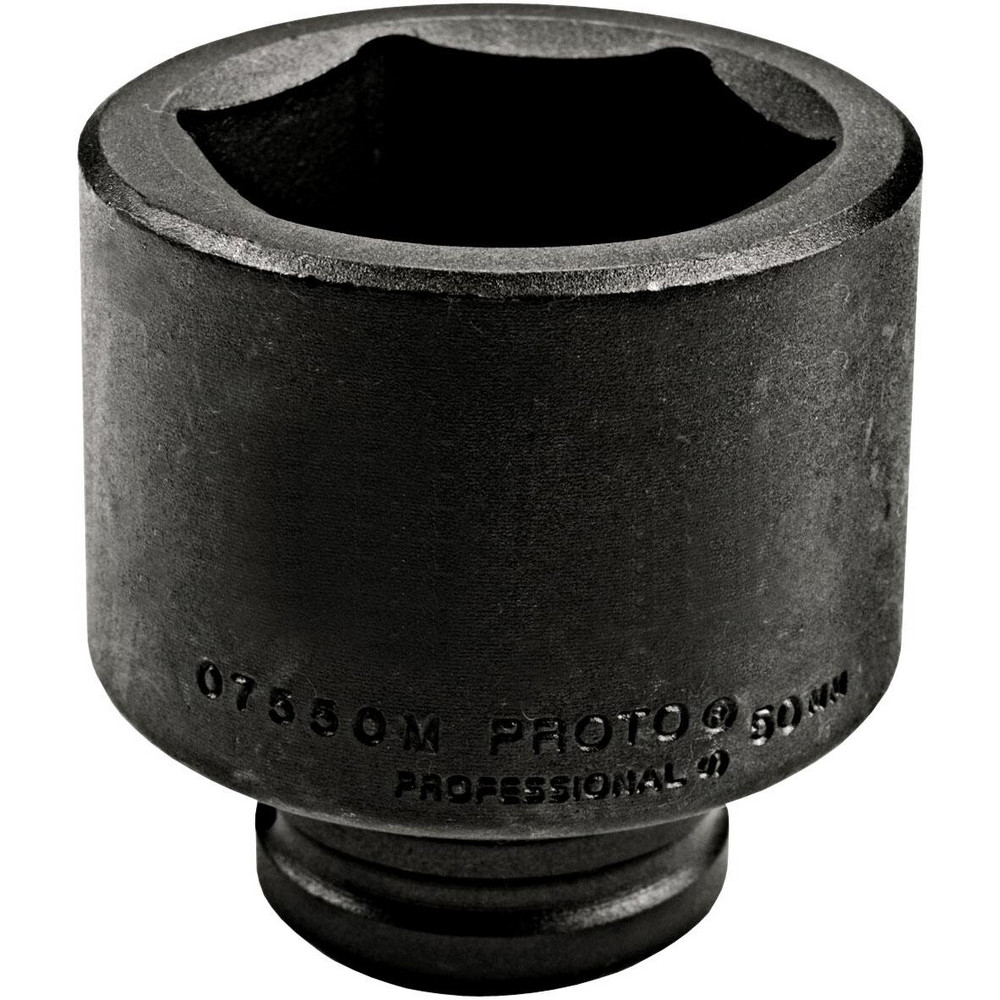 Proto - Impact Socket: 3/4" Drive, 50 mm Socket, Hex Drive | MSC Direct