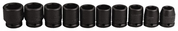 Proto - 10 Pc 3/4" Drive Impact Socket Set - 85231926 - MSC Industrial ...