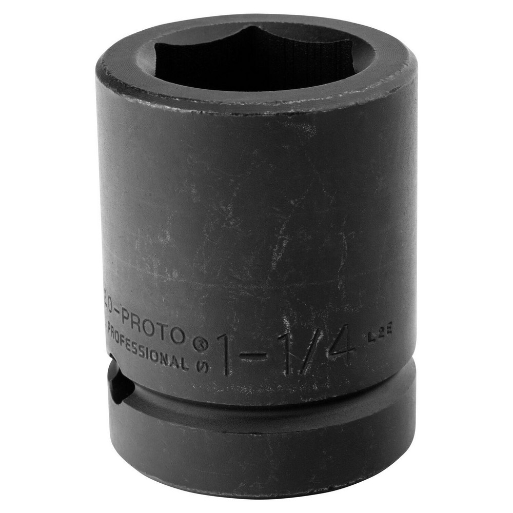 Proto - Impact Socket: 1" Drive, 1-1/4" Socket, Hex Drive | MSC Direct