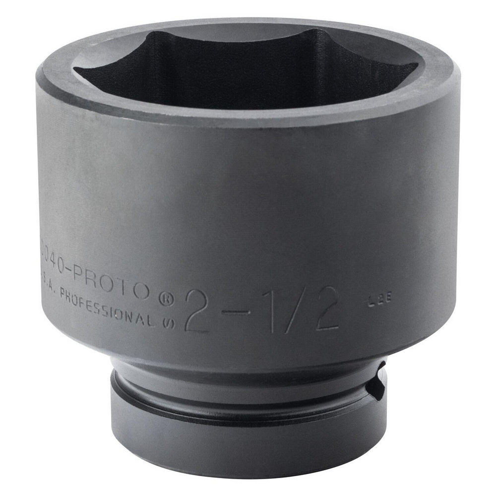 Proto - Impact Socket: 1" Drive, 2-1/2" Socket, Hex Drive | MSC Direct