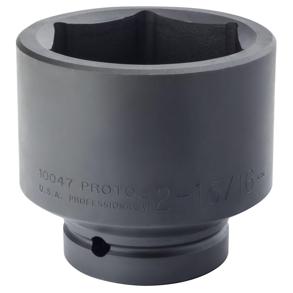 Proto - Impact Socket: 1" Drive, 2-15/16" Socket, Hex Drive | MSC Direct