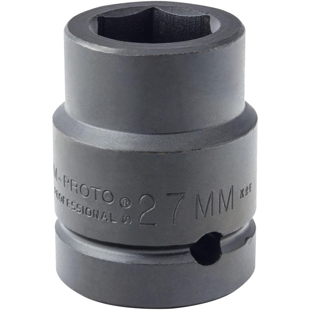Proto - Impact Socket: 1" Drive, 27 mm Socket, Hex Drive | MSC Direct