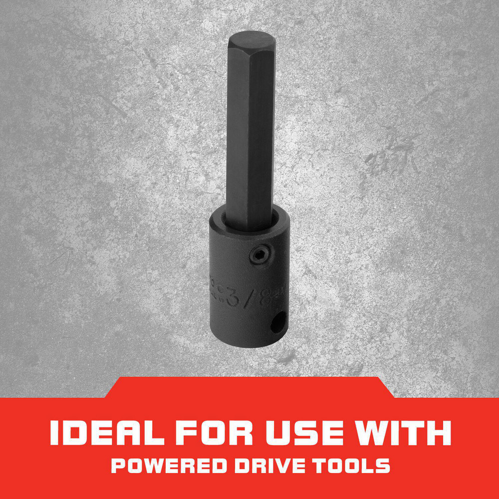 Proto - 3/8" Drive, 3/8" Impact Hex Bit Socket | MSC Direct