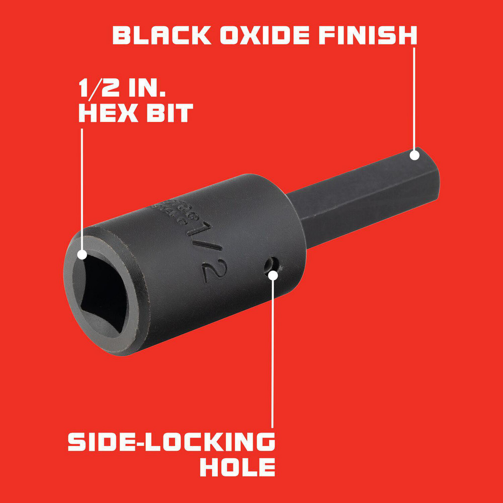 Proto - 1/2" Drive, 1/2" Impact Hex Bit Socket | MSC Direct