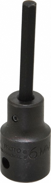 Proto - 1/2" Drive, 6mm Impact Hex Bit Socket - 85247831 - MSC ...
