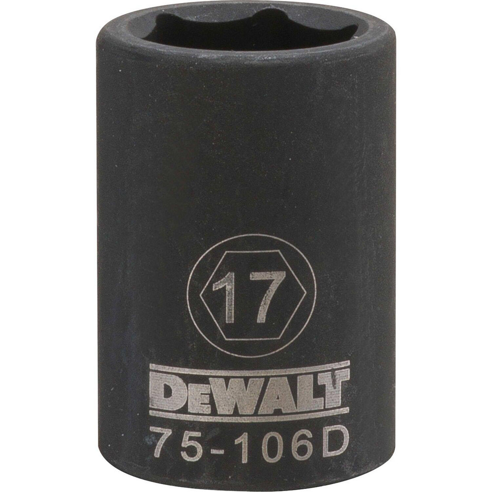 DeWALT - Impact Socket: 1/2" Drive, 17 mm Socket, Hex Drive | MSC Direct