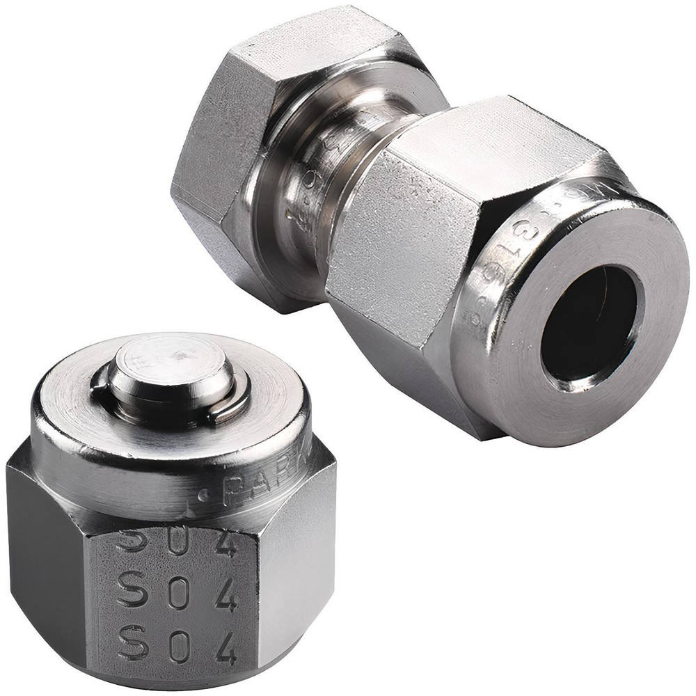 Parker - Compression Tube End Cap: 1/8" Tube OD | MSC Direct