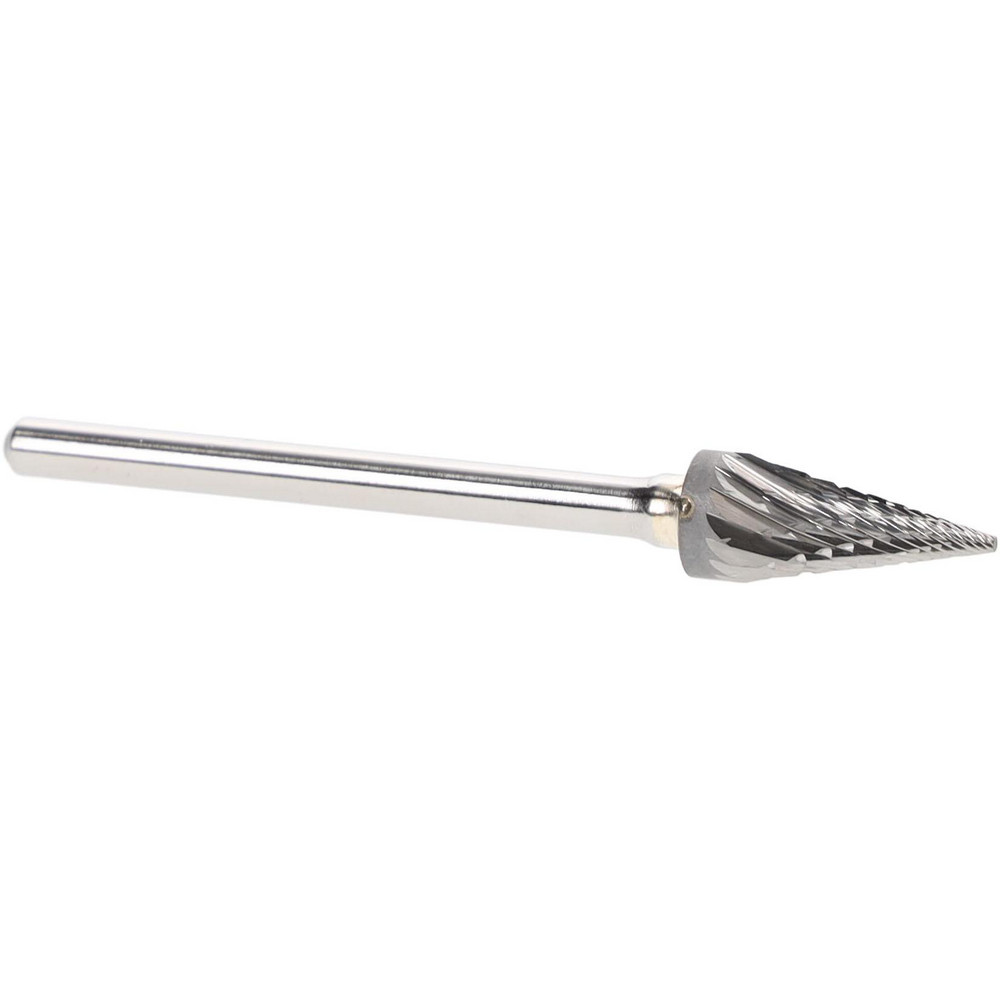 Atrax - Abrasive Burr: SM-51, 1/4" Cut Dia, Cone With Point End, Double ...