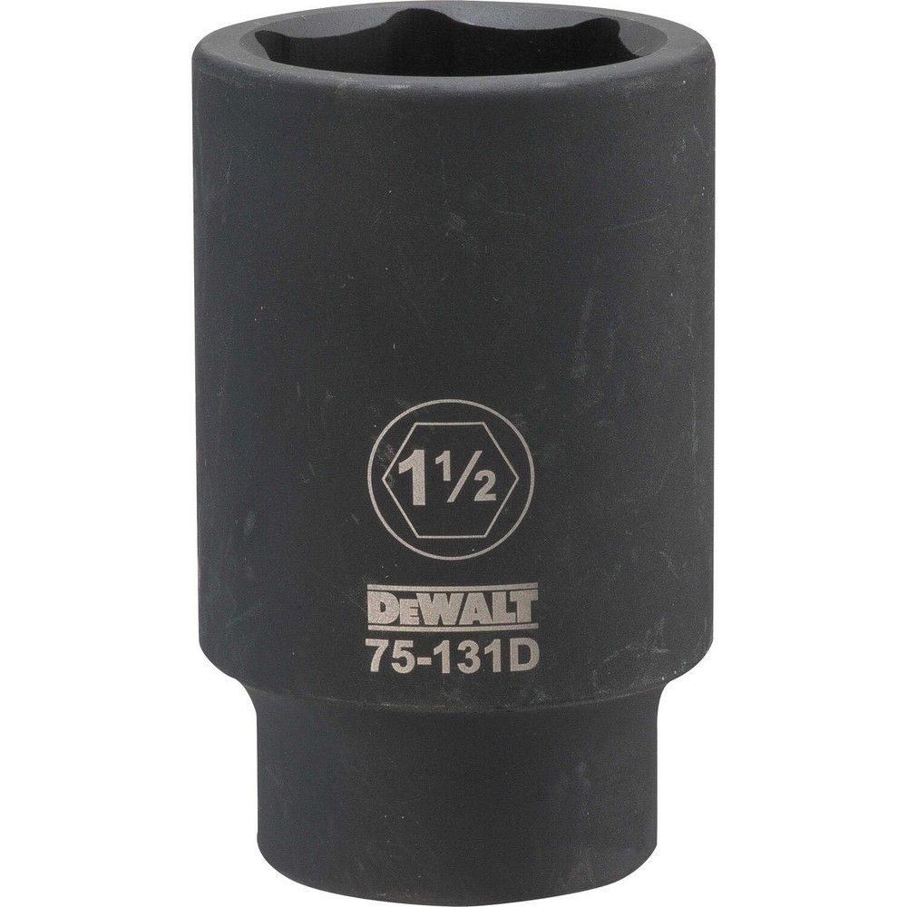 DeWALT - Impact Socket: 3/4" Drive, 1-1/2" Socket, Hex Drive | MSC Direct