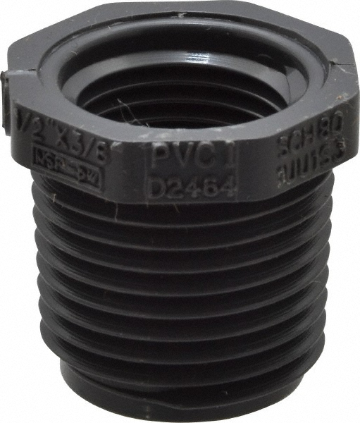 Value Collection - 1/2 x 3/8" PVC Plastic Pipe Reducer Bushing ...