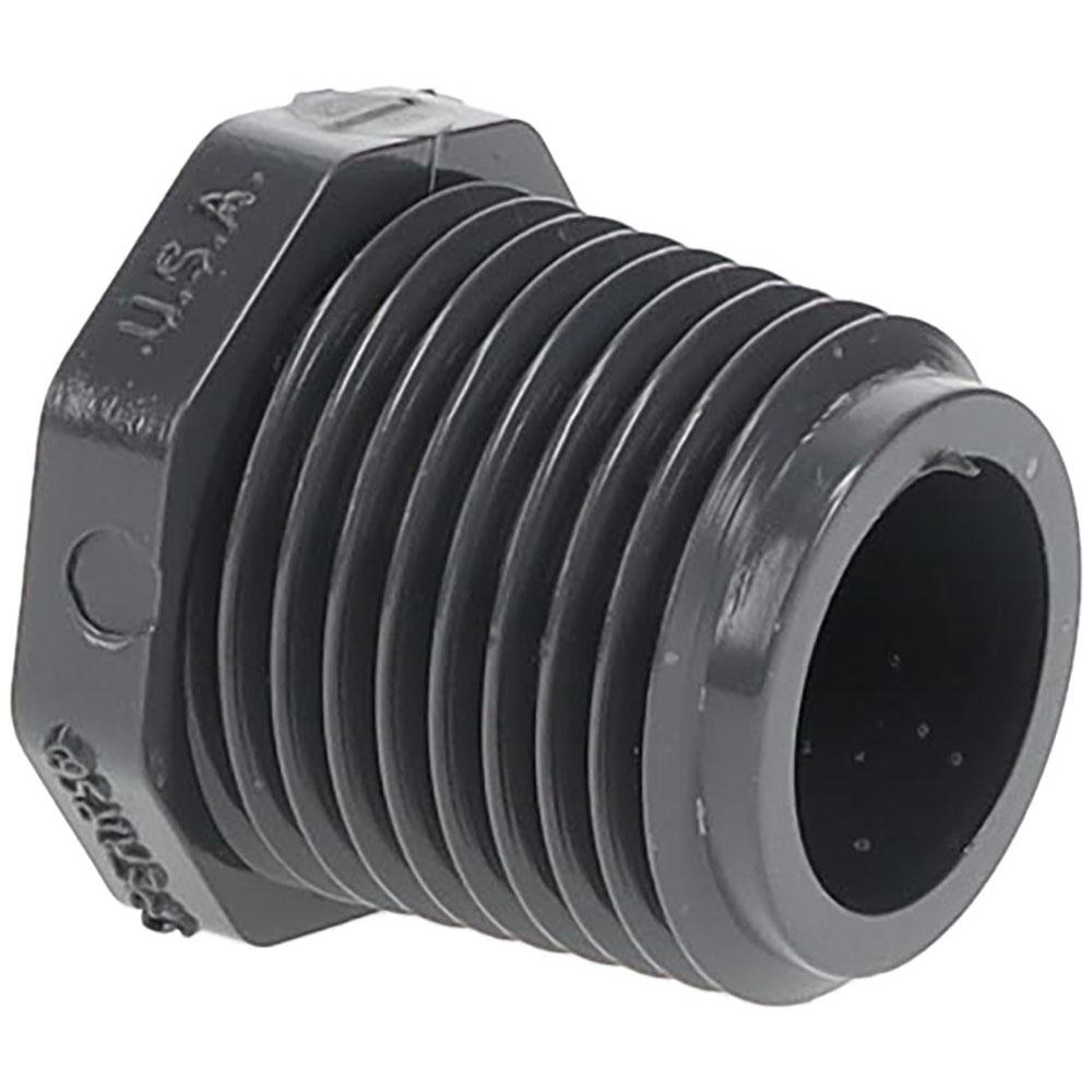 Value Collection - 1/2 x 3/8" PVC Plastic Pipe Reducer Bushing | MSC Direct