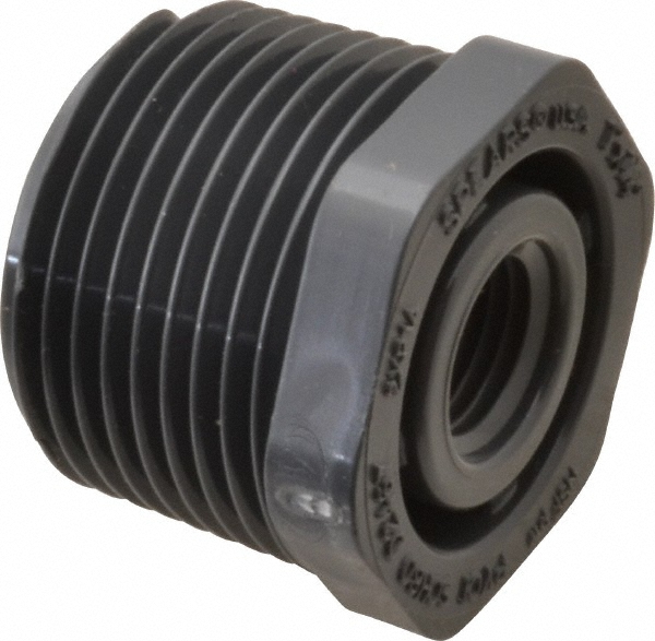 Value Collection - 1 x 1/4" PVC Plastic Pipe Reducer Bushing | MSC Direct