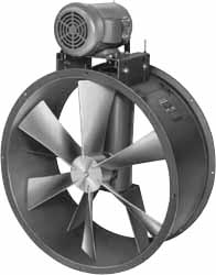 Americraft - 5 hp 48" Explosion Proof Belt Drive Tube Axial Duct Fan ...