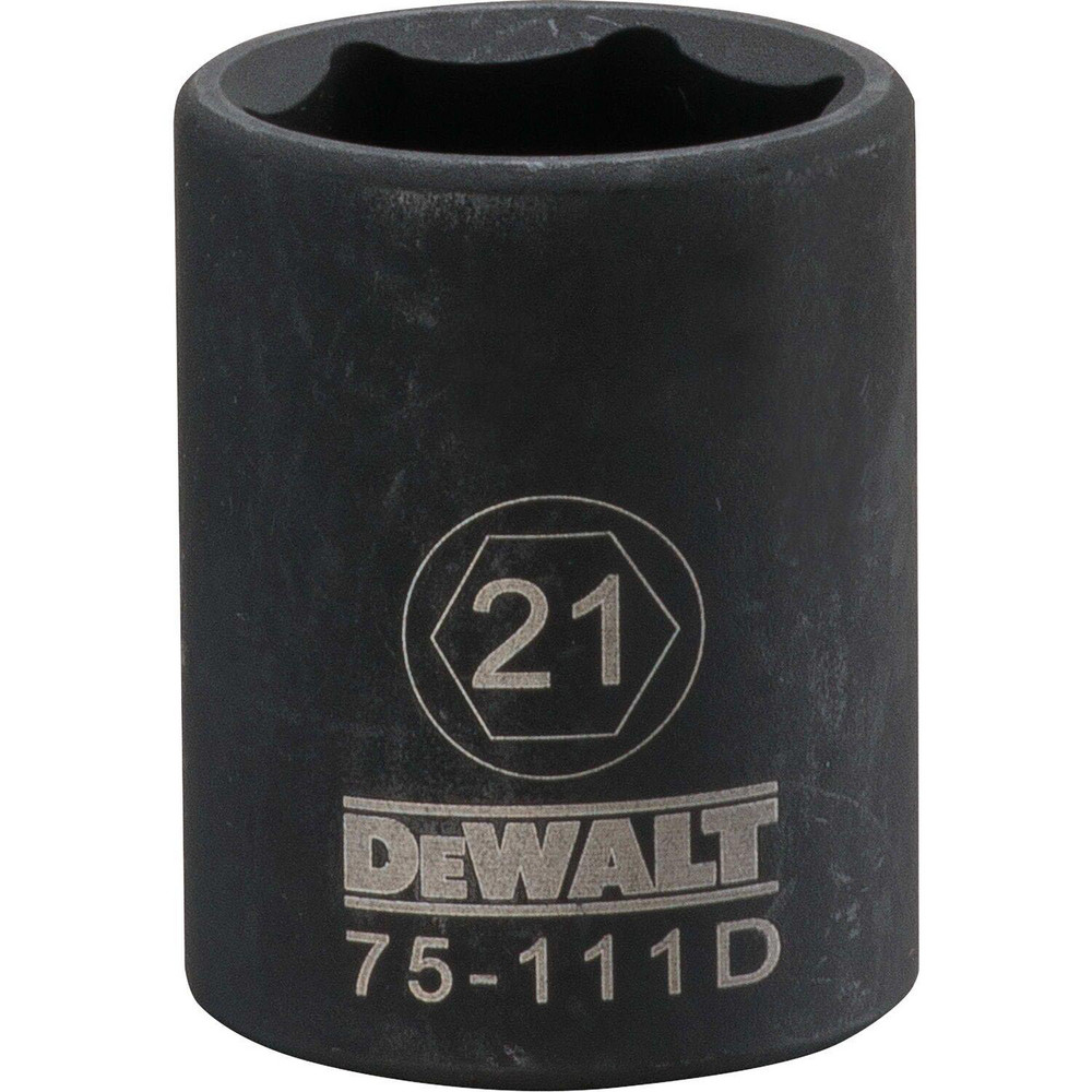 DeWALT - Impact Socket: 1/2" Drive, 21 mm Socket, Hex Drive | MSC Direct