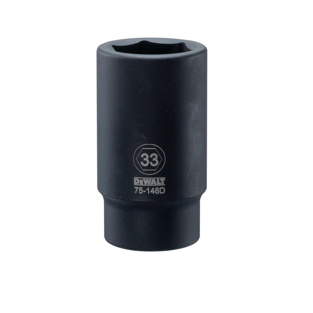 DeWALT - Impact Socket: 3/4" Drive, 33 mm Socket, Hex Drive | MSC Direct