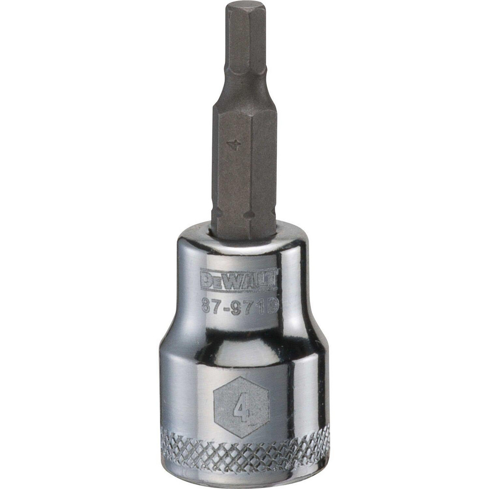 DeWALT - Hand Hex Bit Socket: 1/2" Drive, 4.00 mm Hex | MSC Direct