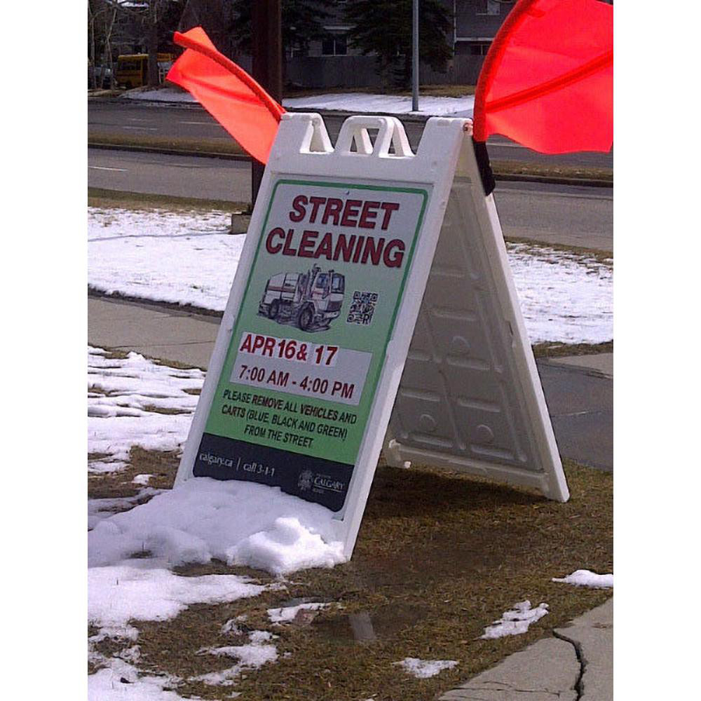 Plasticade - Sign Holders & Frames: Sign Frame, 46.3750, 27.125, 46.375 | MSC Direct