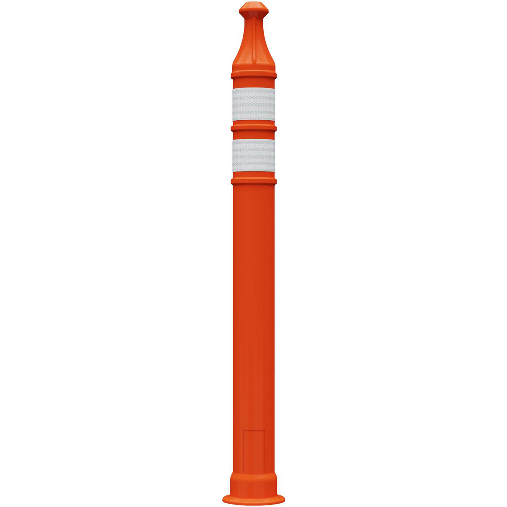 Plasticade - Trim Line Channelizer: 42" High, Reflective Bands, Base ...