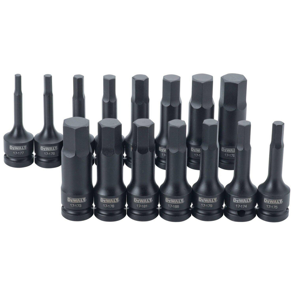 DeWALT - Hex & Torx Bit Socket Sets: Set Type: Hex Bit; Type: Hex Bit ...