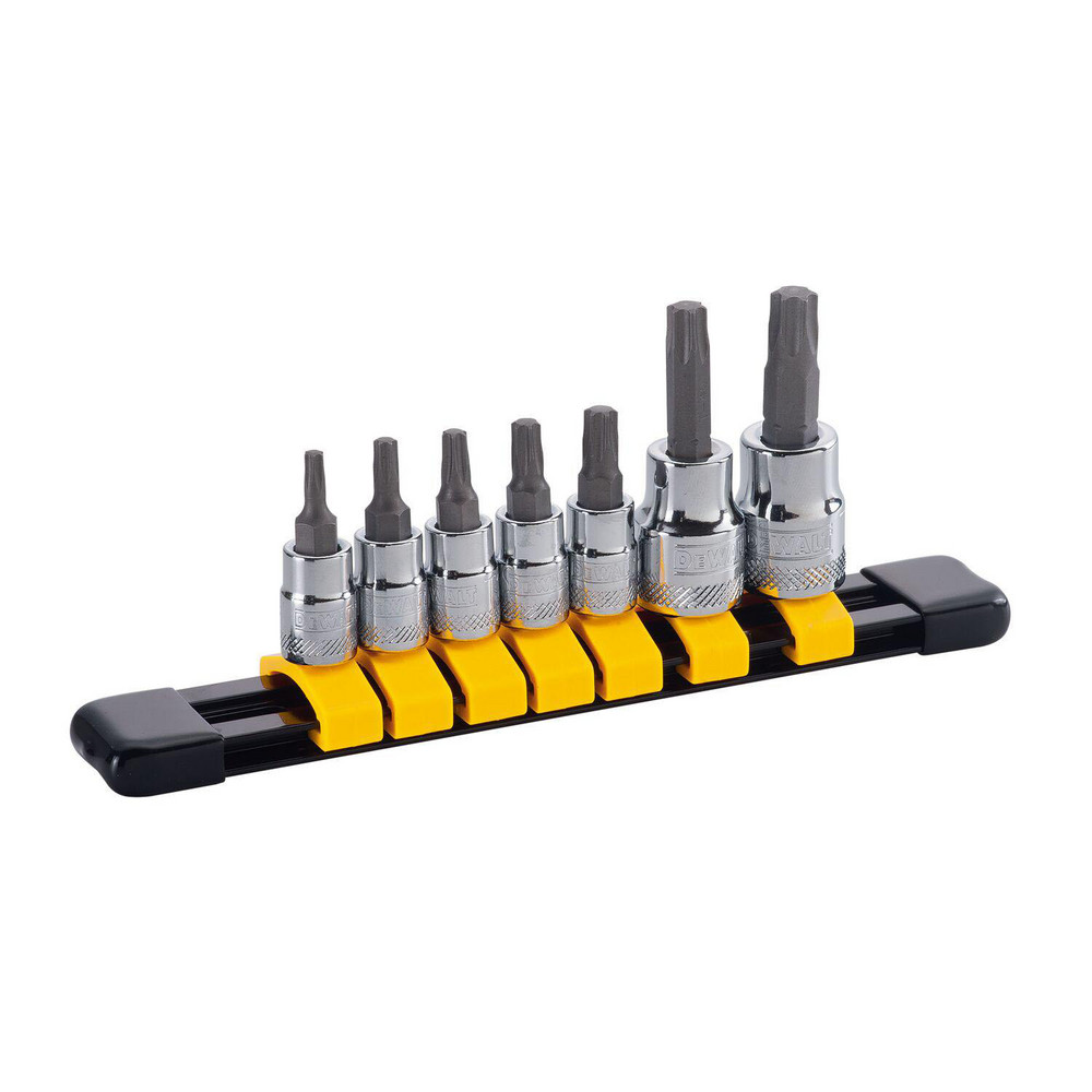 DeWALT - Hex & Torx Bit Socket Sets: Set Type: Torx Bit; Drive Size ...