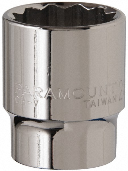 Paramount - Standard Hand Socket: 1/2" Drive, 28.00 mm Socket, 12-Point ...
